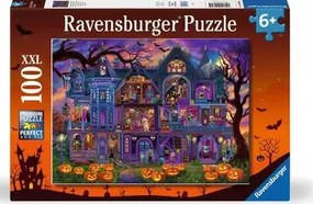 RAVENSBURGER Puzzle Párty v strašidelném domě XXL / 100 dílků