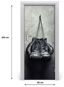 Fototapeta samolepící dveře boxerské rukavice 85x205 cm