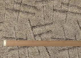 Koberce Breno Metrážový koberec NICOSIA 44, šíře role 500 cm, Hnědá