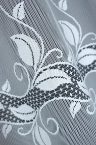 Dekorační žakárová záclona s řasící páskou KAMILA 250 bílá 200x250 cm MyBestHome