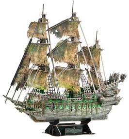 CubicFun - Puzzle 3D Flying dutchman s LED světlem - 360 dílků