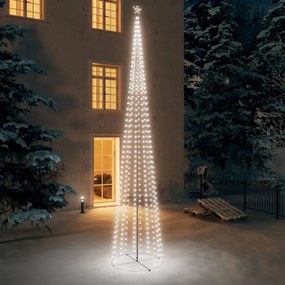 Vánoční stromek kužel 752 studených bílých LED diod 160x500 cm,  328723 HangarStore.cz
