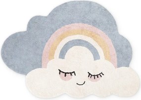 Krémový pratelný/ručně tkaný bavlněný dětský koberec 140x200 cm Snuggle Nappi – Hanse Home