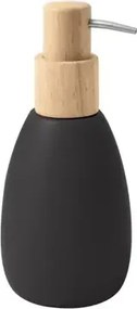 Spirella SVEN dávkovač mýdla černý / polyresin / dřevo / 260 ml