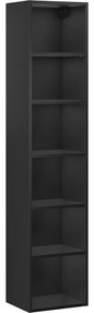 Mexen Box-A korpus sloupku koupelnového 35 cm, černý mat - 91AX1-1600-300-1-71