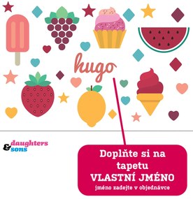 dětská obrazová tapeta sweets 02 Velikost: 420 × 270 cm