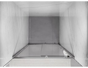 Mexen Exo, posuvné dveře do otvoru 100x200 cm, 6mm čiré sklo, chromový profil, 8151-100-000-01-00