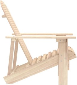 Zahradní židle Adirondack masivní jedlové dřevo 315872
