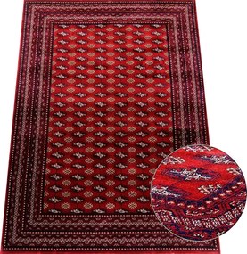 BE Koberec Abu Dhabi 6276 RED - červený obdélníkový Rozměr: 120x180 cm