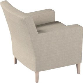 Potah na křeslo IKEA Karlstad barva béžová látka pletený vzor