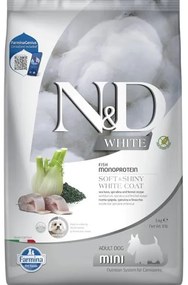 N&D WHITE Dog GF Sea Bass, Spirulina & Fennel Adult Mini 5 kg