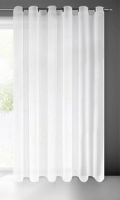 ZÁCLONA NA KROUŽCÍCH SAKALI 350X250 CM BÍLÁ