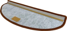 Vopi Nášlapy na schody Capri měděný půlkruh, samolepící - 24x65 půlkruh (rozměr včetně ohybu)