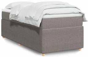 Box spring postel s matrací taupe 80x200 cm textil 3285529