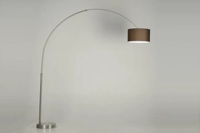 Stojací designová oblouková lampa Adamo Marrone