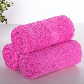 XPOSE® Froté ručník VERONA 3ks - karmínová 30x50 cm