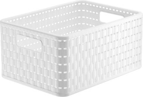 Rotho COUNTRY Úložný box, 32,8 × 23,8 × 16 cm, 11 l, bílá