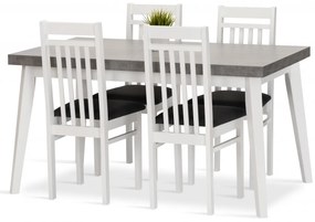 Jídelní sestava TABITA stůl + 4 židle