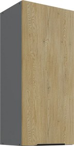 CREMONA ac | horní skříňka 40 G-90 1F policová | 40 cm | VYSOKÁ | antracit/cremona