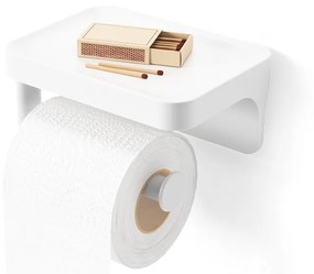 Umbra Nástěnný držák na toaletní papír s poličkou FLEX ADHESIVE bílý
