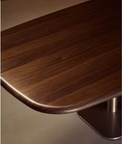 Jídelní stůl v dekoru ořechu 110x220 cm Melvar – Kave Home