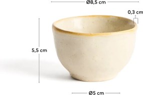 Krémová keramická miska Belor – Kave Home