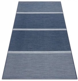 koberec COLOR 47011/309 SISAL Pásy modrý velikost 200x290 cm | krásné koberce cz