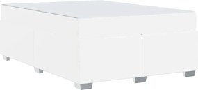 Rám postele Bílá 160 x 200 cm PVC 3399243