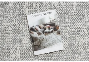 Dywany Luszczow Kusový koberec TULS střapce 51325 melanž slonová kost / šedá Rozměr koberce: 280 x 370 cm