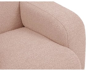 Růžová pohovka z textilie bouclé 235 cm Molino – Micadoni Home