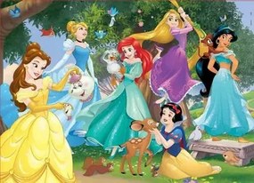EDUCA Dřevěné puzzle Disney Princezny / 100 dílků / od 6 let