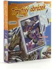 SMT CREATOYS Třpytivý obrázek / 4 ks / od 6 let / 22x26x4 cm