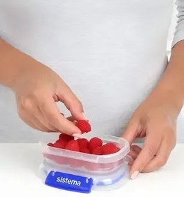 Sistema KLIP IT PLUS modrá / Sada vodotěsných krabiček na potraviny /