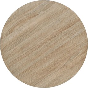 Bistro stůl MDF a ocel kulatý 60 x 75 cm 245612
