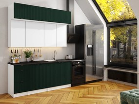 Kuchyňská linka WALOS 180cm Green + bílá