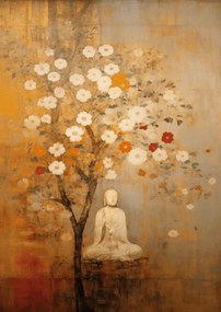 Buddha 2 inspirace Odilon Redon