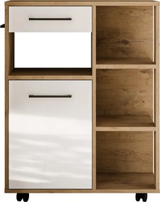 Kredenc příborník VIGO | 269 cm | sestava 3 díly | lancelot/bílá lesk