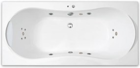 Arttec KRONA SURF CHROMO 180 x 80 cm PAN04392 hydromasážní vana