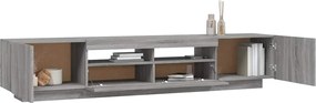 2dílný set TV skříněk s LED světly šedý sonoma kompozitní dřevo 3120171