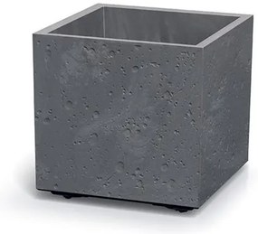 Květináč SIERRA SQUARE BETON EFFECT marengo 38,5cm