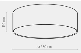 Dětské stropní svítidlo RONDO KIDS 4xE27/15W/230V růžová