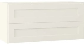 EBS Laca Skříňka umyvadlová s deskou 123,2 cm, bílá matná, LACA120B