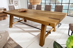 Jídelní stůl Finca 240 cm - borovice vintage hnědá