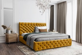 Postel MODEL 02 140x200 hořčicová - MAGIC VELVET 2288