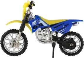 TEDDIES Prstová motorka kov/plast 12 cm / 2 barvy / Na kartě / od 3 le
