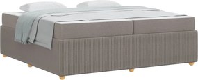 Rám postele Taupe 200 x 200 cm textil 3398435