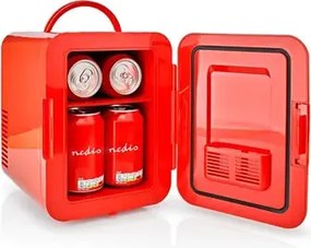 Nedis KAFR120CRD červená / Přenosná lednička / 4 l / 12 V DC / 100 - 2
