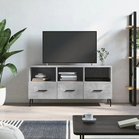 vidaXL TV skříňka 102x36x50 cm kompozitní dřevo [829057] Barva: Betonová šedá