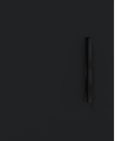 Skříň highboard černá 69,5 x 34 x 180 cm kompozitní dřevo,  3198290