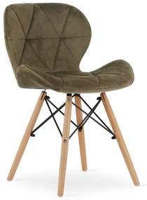 Jídelní židle SKY hnědá - skandinávský styl